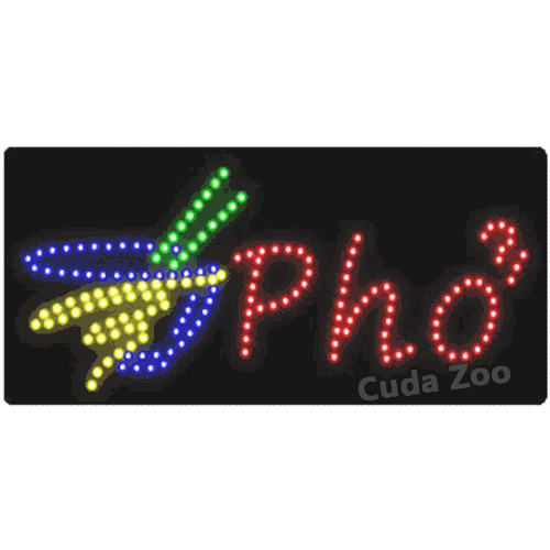 Affordable LED L8350 Pho LED Sign, 12" H x 24" L