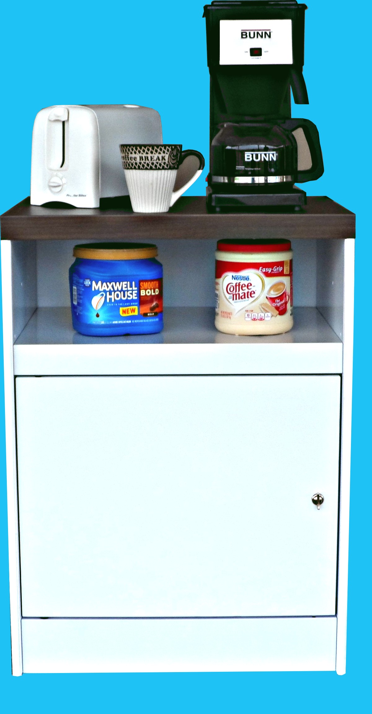 All State OCS200BS Office Coffee Stand White